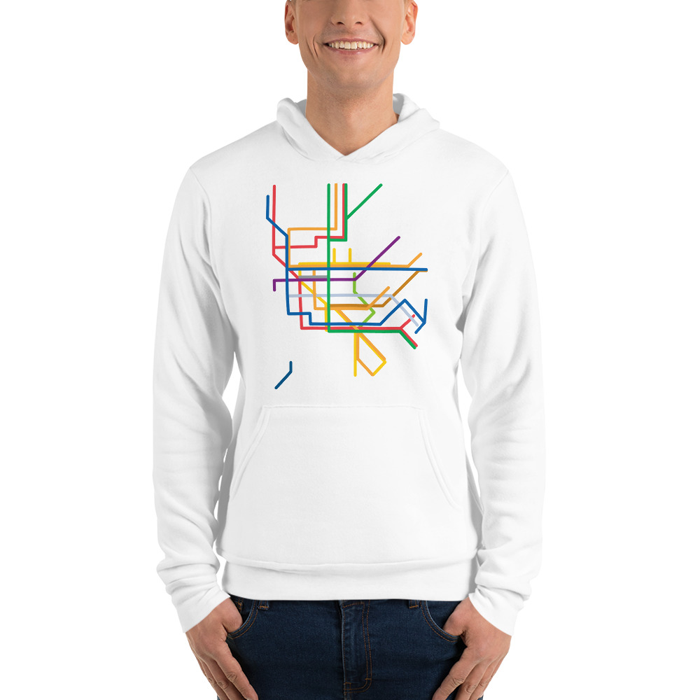 New York City Subway Map Hoodie – Northeast Cords
